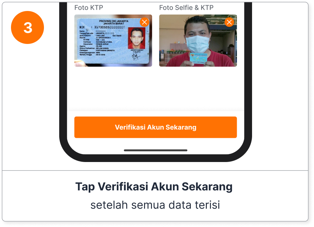 Cara Mengajukan Verifikasi KTP (Mobile App) – Help bosCOD